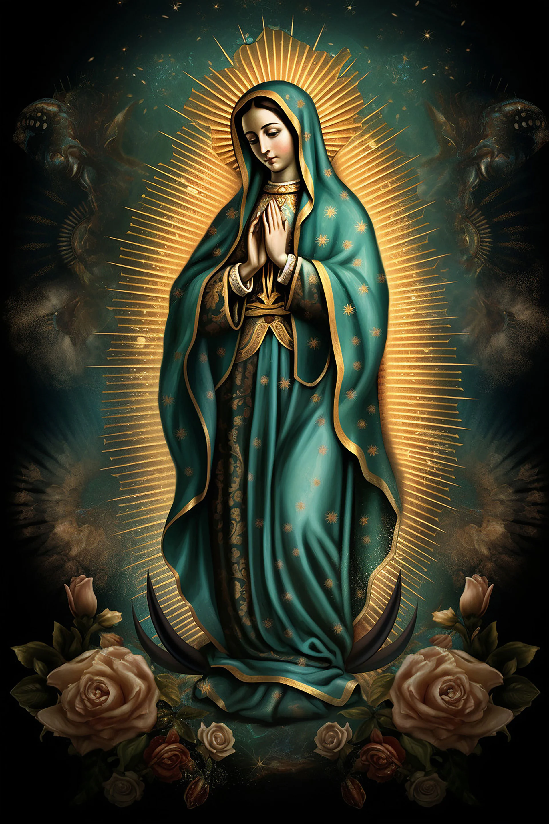 Ikona Matki Boskiej z Guadalupe: cudowny obraz i jego historia - Sklep ...